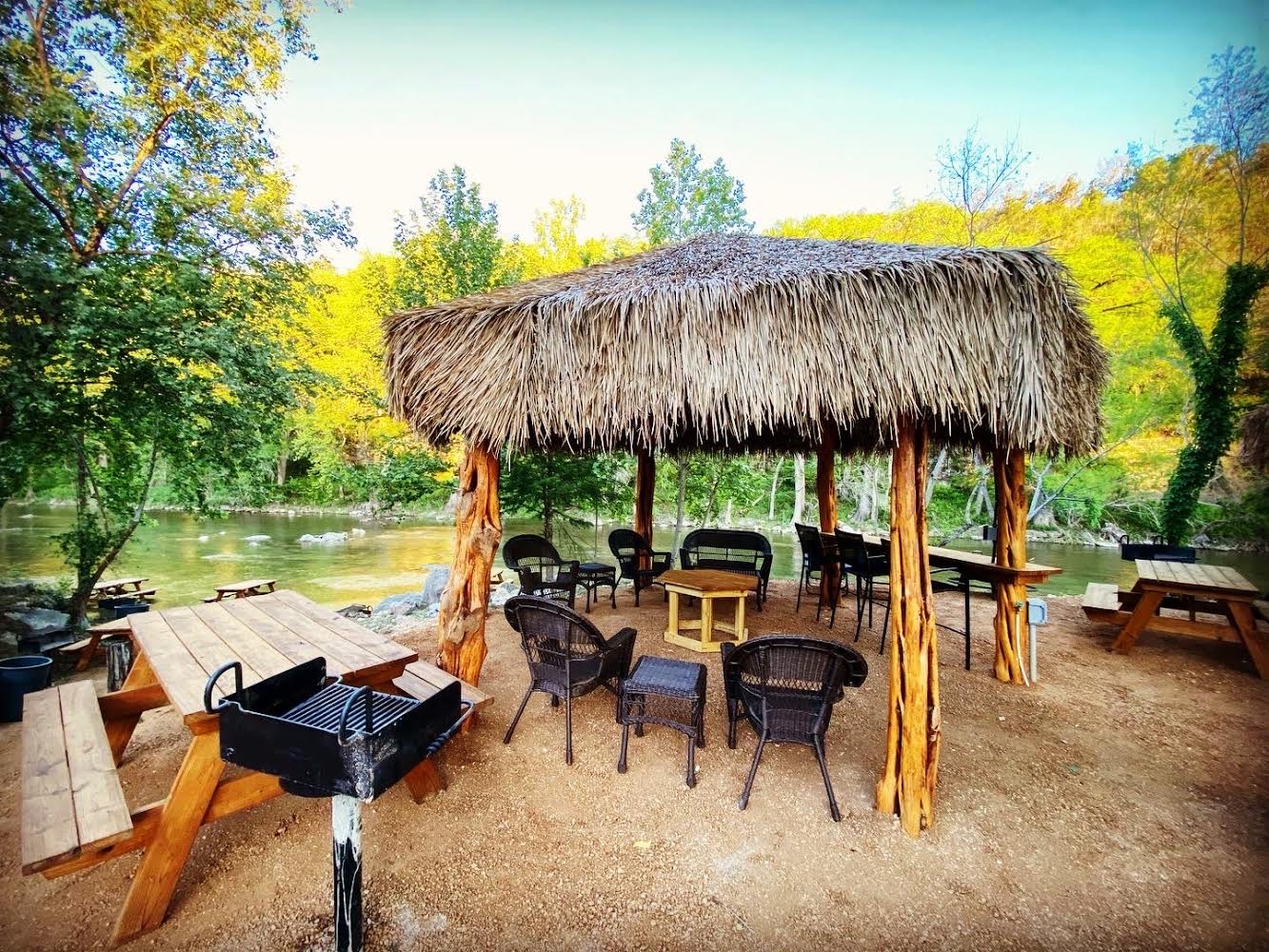 Unique Guadalupe Glamping Tents with In-Water Picn | Lake.com Rentals ...